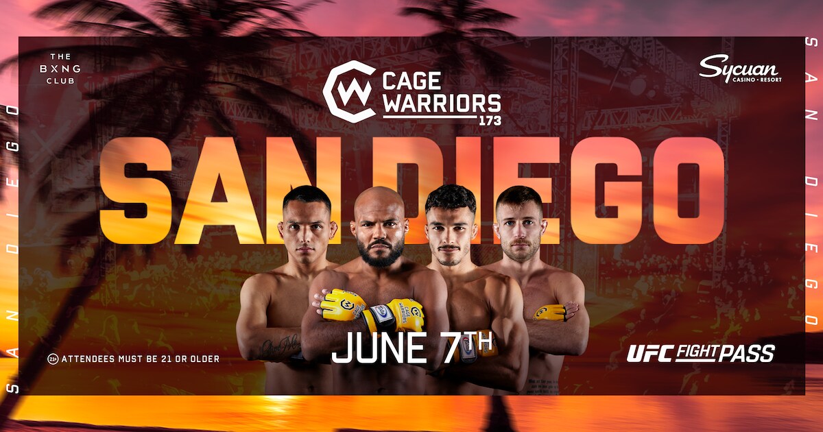 HERBEKIJK. Alle gevechten van de Main Card op Cage Warriors 173 in San ...