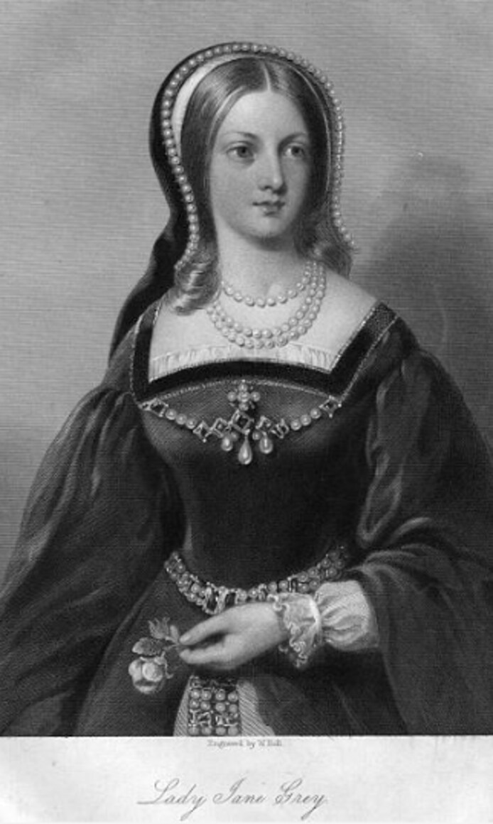 Het waargebeurde verhaal van Jane Grey, die slechts 9 dagen Queen was ...