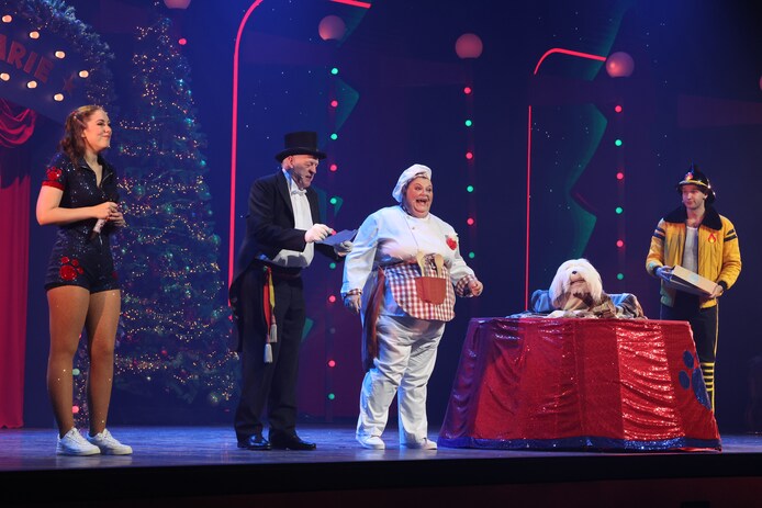 IN BEELD. Bekend Vlaanderen zet de kerstvakantie in op première ‘Samson & Marie Kerstshow’ | BV ...