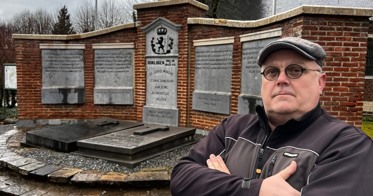 Jo (53) moet restauratie aan oorlogsmonument in Sint-Joris-Winge plots ...
