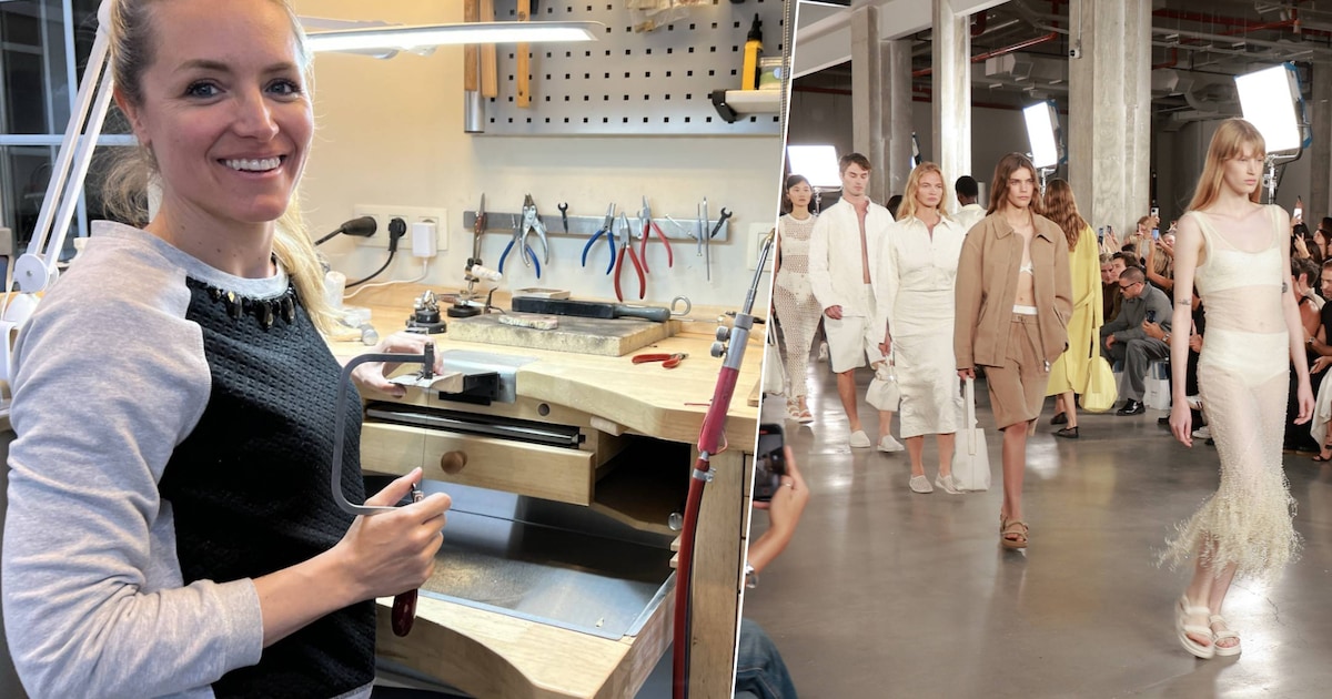 Nele (44) schittert op New York Fashion Week met eigen juwelen: “Meer ...