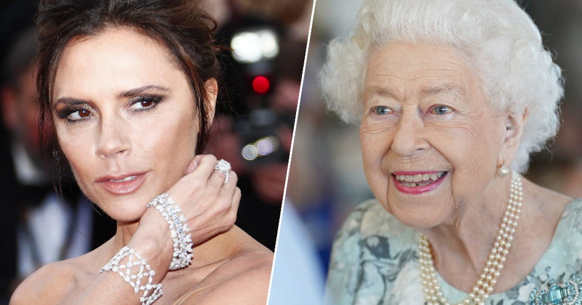 Queen Elizabeth was inspiratiebron van Victoria Beckham: “Ze was het ...