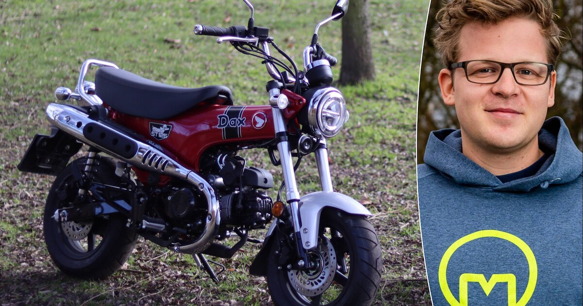Onze motorexpert reed met de Honda Dax ST125: “Het lage verbruik en ...
