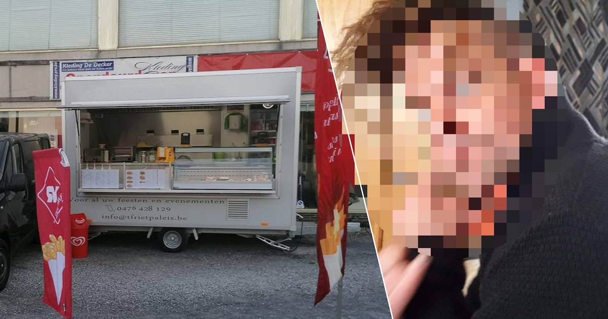 Dolgedraaide man bedreigt frituristen en klanten, en vernielt frituur ...