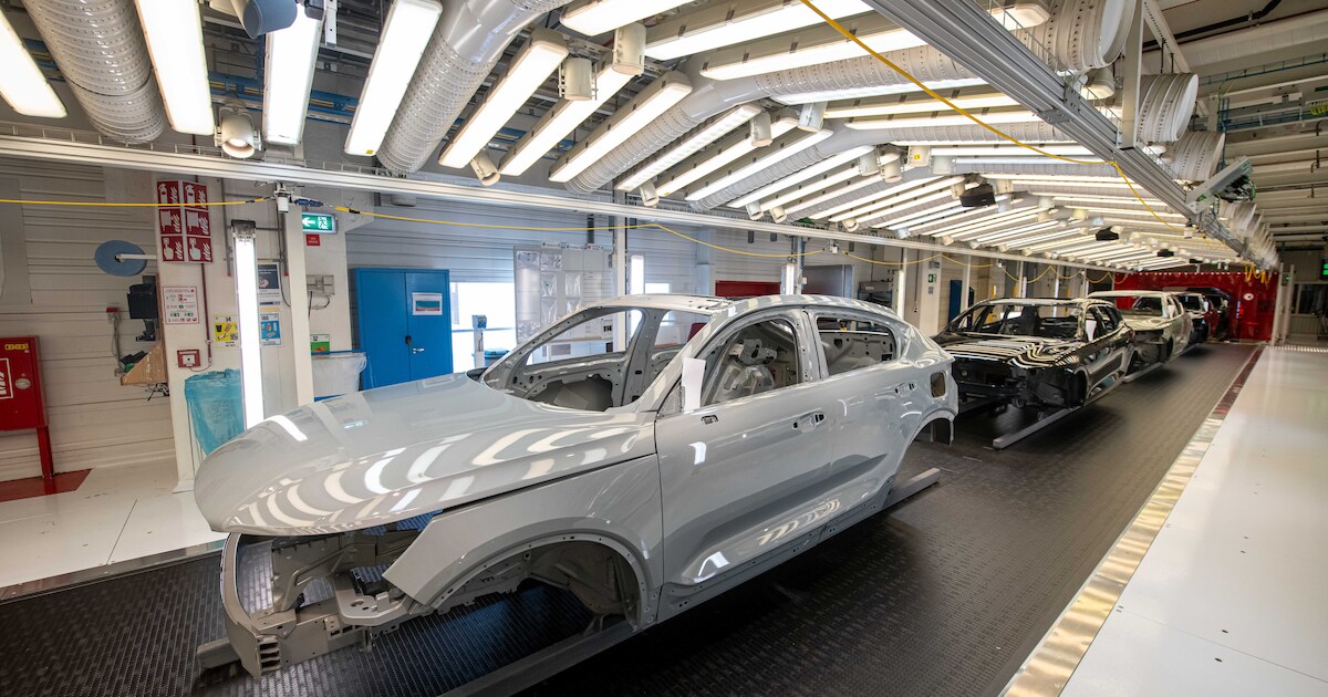Vier dagen tijdelijke werkloosheid bij Volvo Cars Gent: band wordt ...