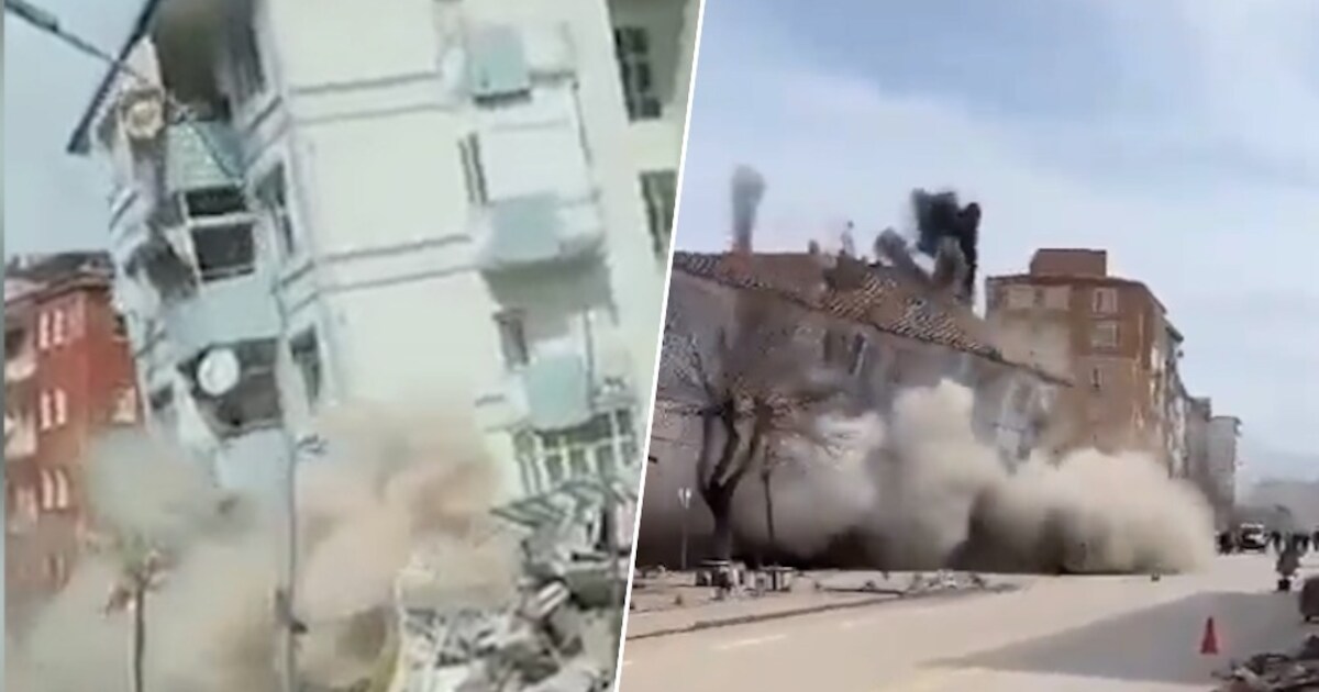 VIDEO. Nieuwe aardbeving doet gebouwen in Turkije instorten, 1 dode en ...