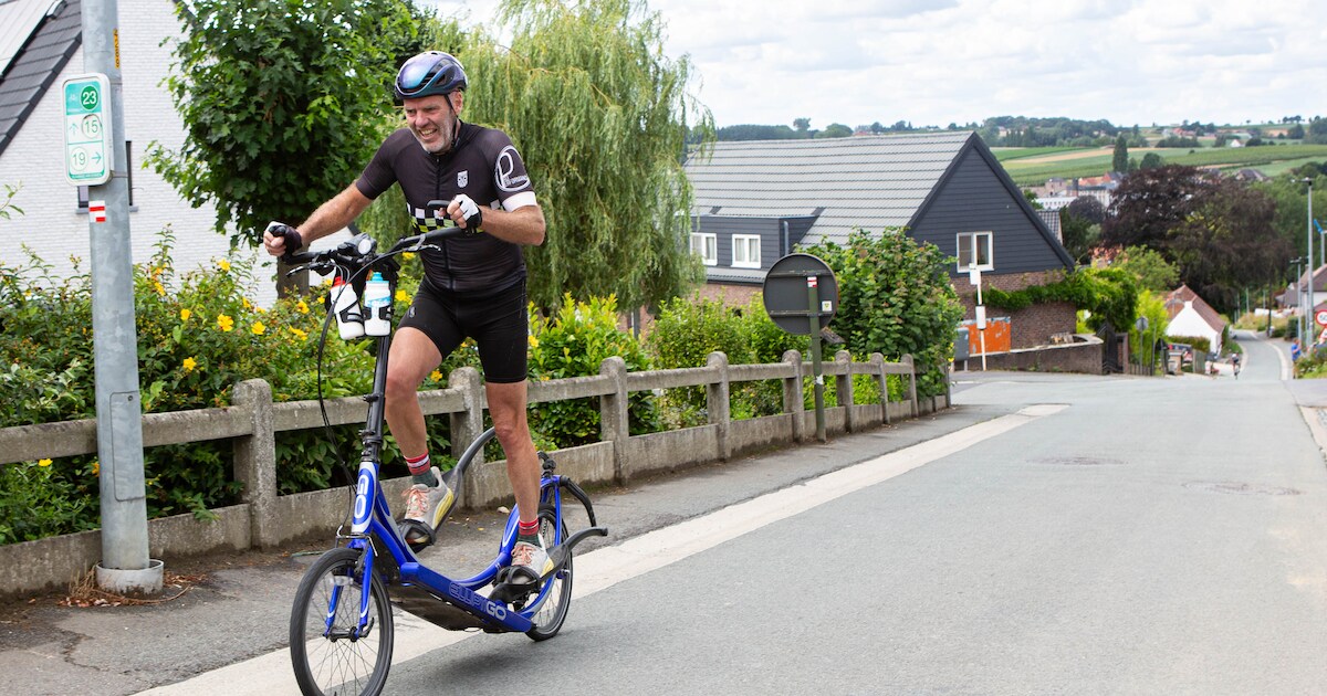 Geert (55) gaat voor wereldrecord Everesting met ElliptiGO op ...