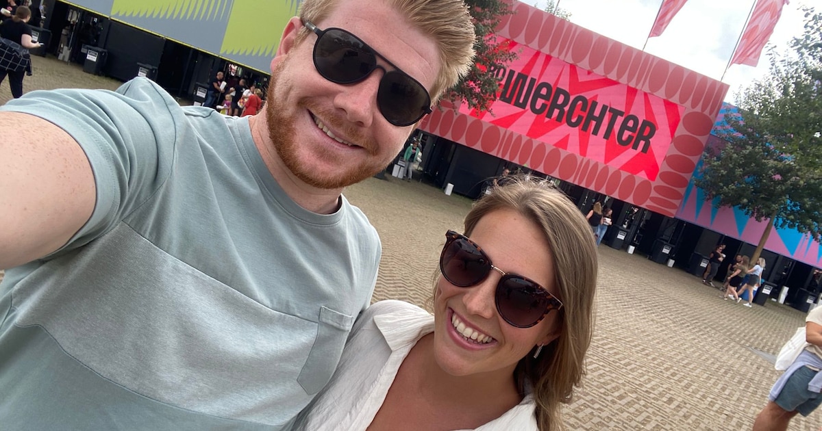 Glenn en Stéphanie vonden 9 jaar geleden de liefde op Rock Werchter ...