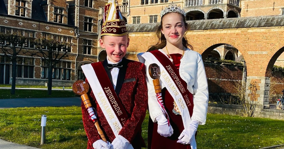 Nieuwe jeugdprinses Romy en jeugdprins Jens kregen passie voor carnaval ...