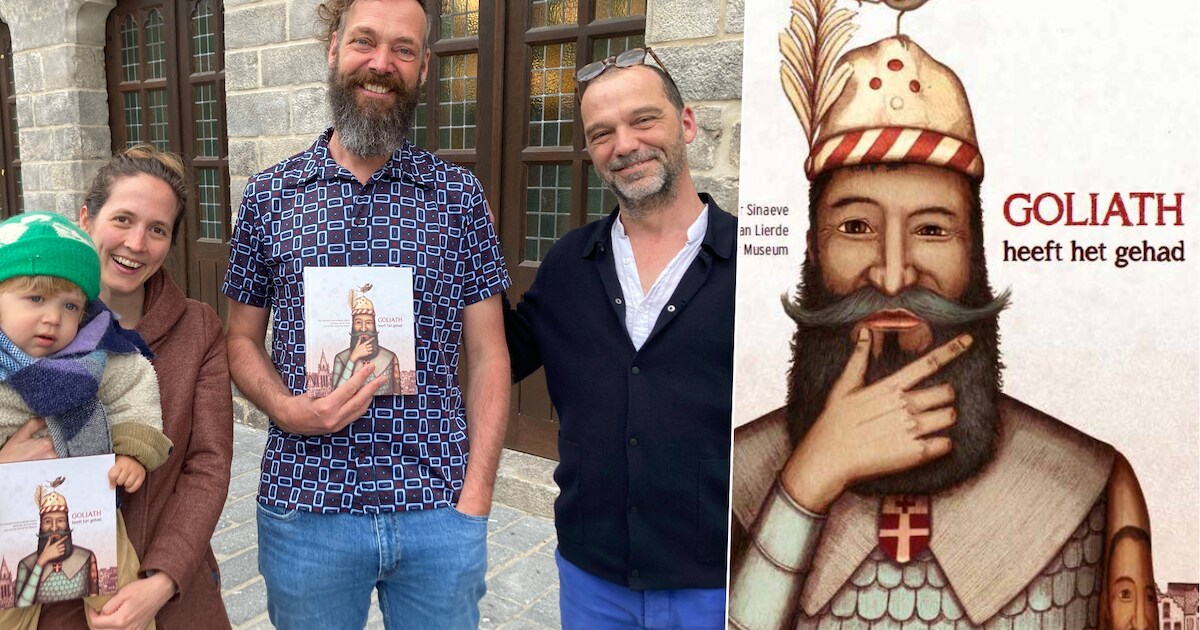 Yper Museum geeft nieuw kinderboek uit rond reus Goliath: “Onze reus ...