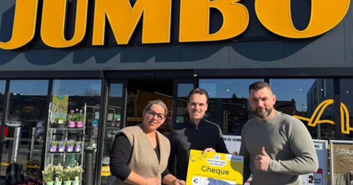 Jumbo Zelzate schenkt mooi bedrag aan Stop Alzheimer: “Zonder onze ...