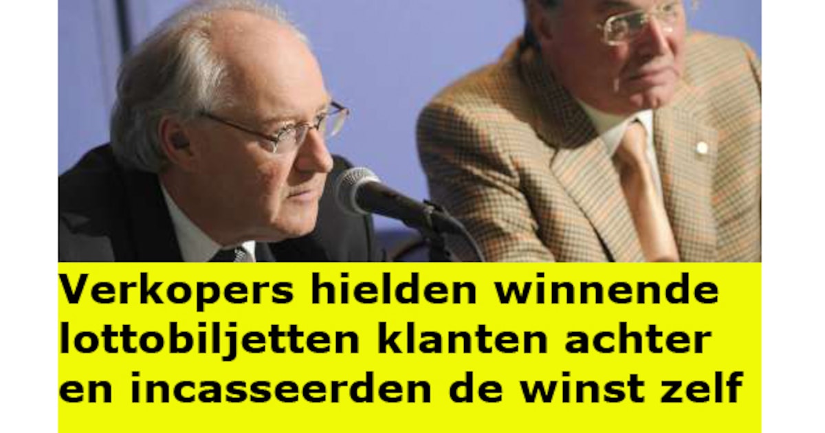 Nationale Loterij hield miljoenenfraude verborgen | Nieuws | HLN.be