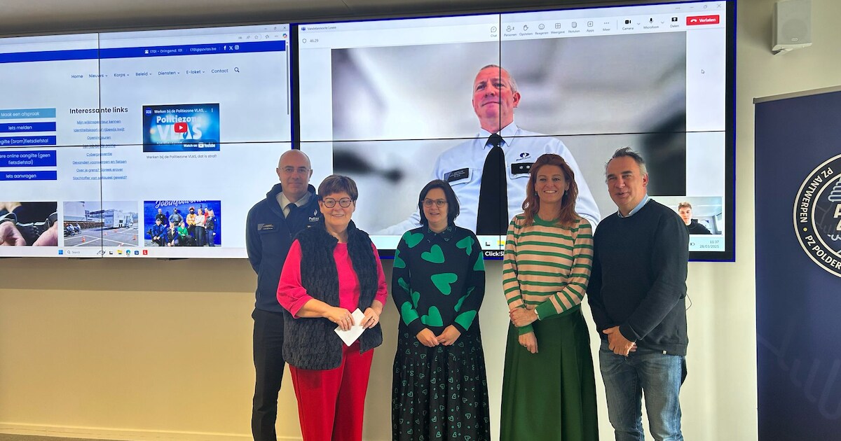 Politiezone VLAS maakt vanaf 1 april aangifte via videocall mogelijk ...