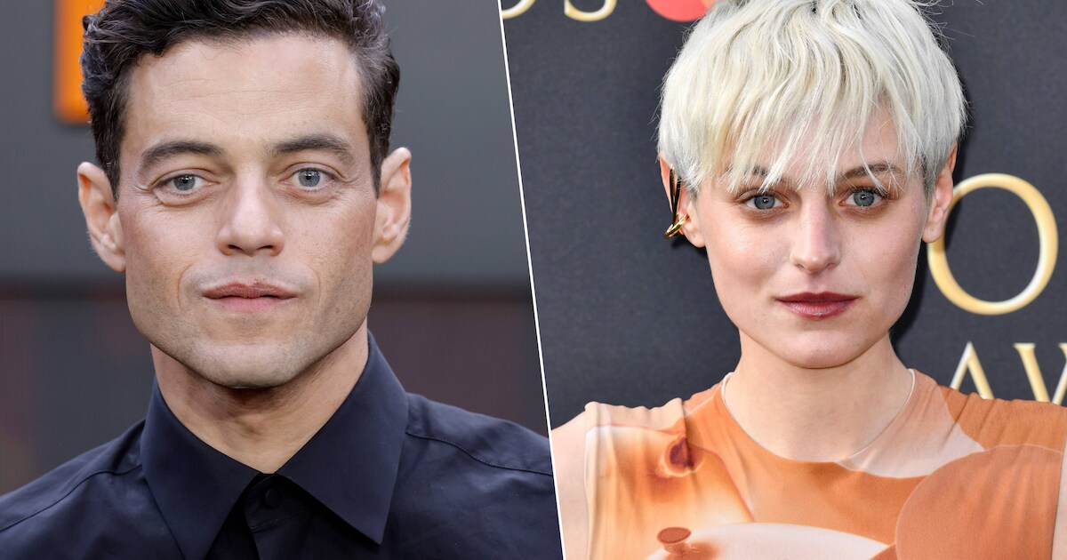 Vormen Rami Malek en ‘The Crown’-ster Emma Corrin dan toch een koppel ...