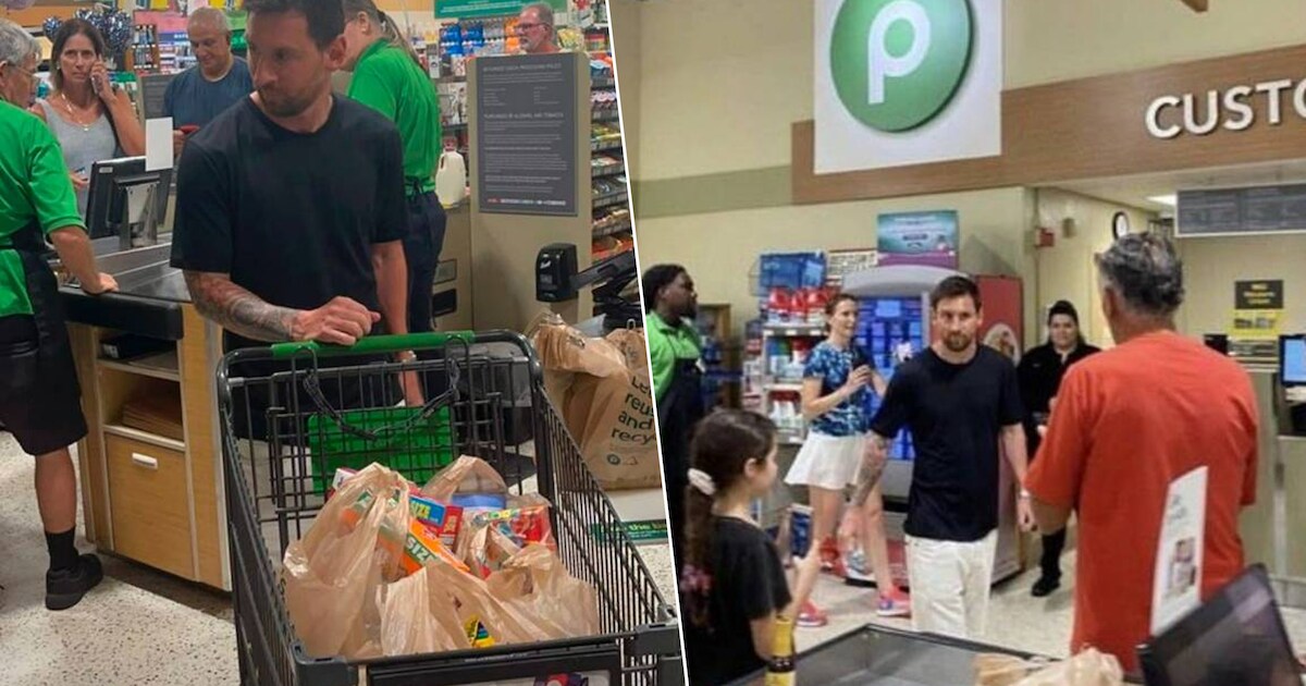 Lionel Messi gaat als gewone sterveling winkelen in lokale shop in ...