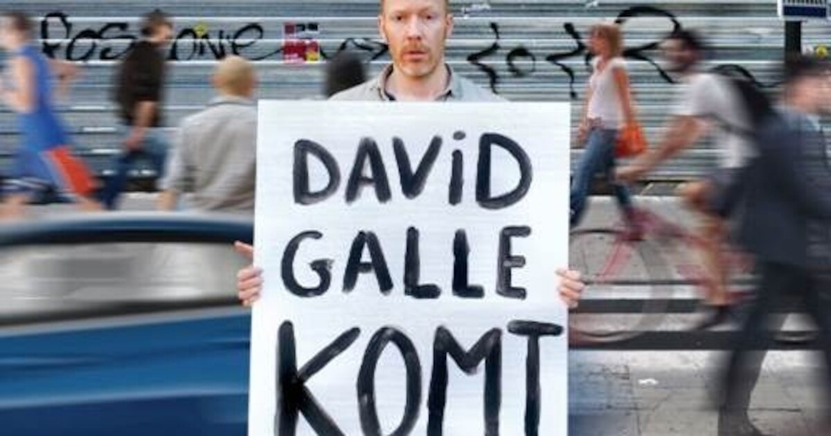 David Galle komt met nieuwe voorstelling naar Arjaantheater ...