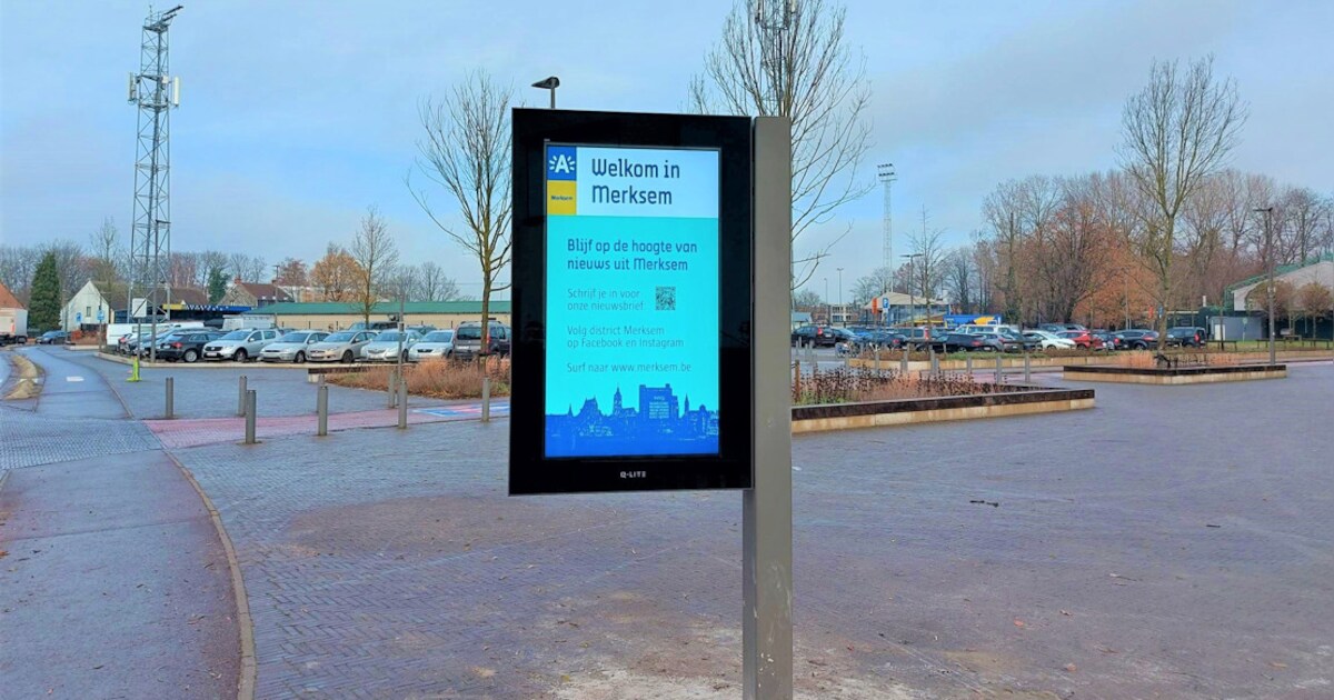 3 nieuwe schermen moeten Merksemnaren beter op de hoogte houden ...