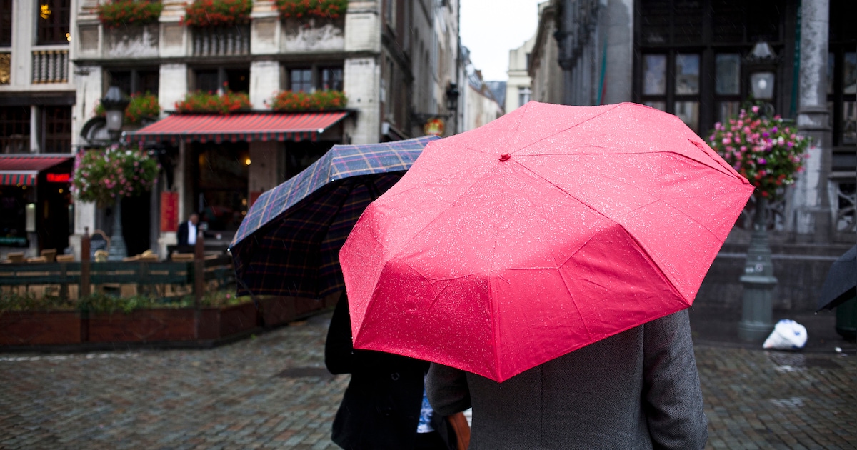 WEERBERICHT. Zondag begint grijs met wat regen, later droog en brede ...