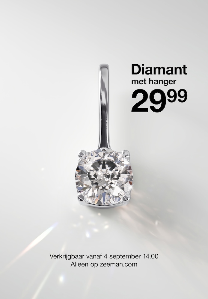 Zeeman verkoopt diamant uit labo voor 29,99 euro. “Zelfs een expert kan ...