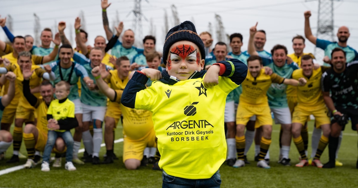 Benefietmatch voor leukemiepatiënt Loïc (4) lokt paar honderd man naar ...