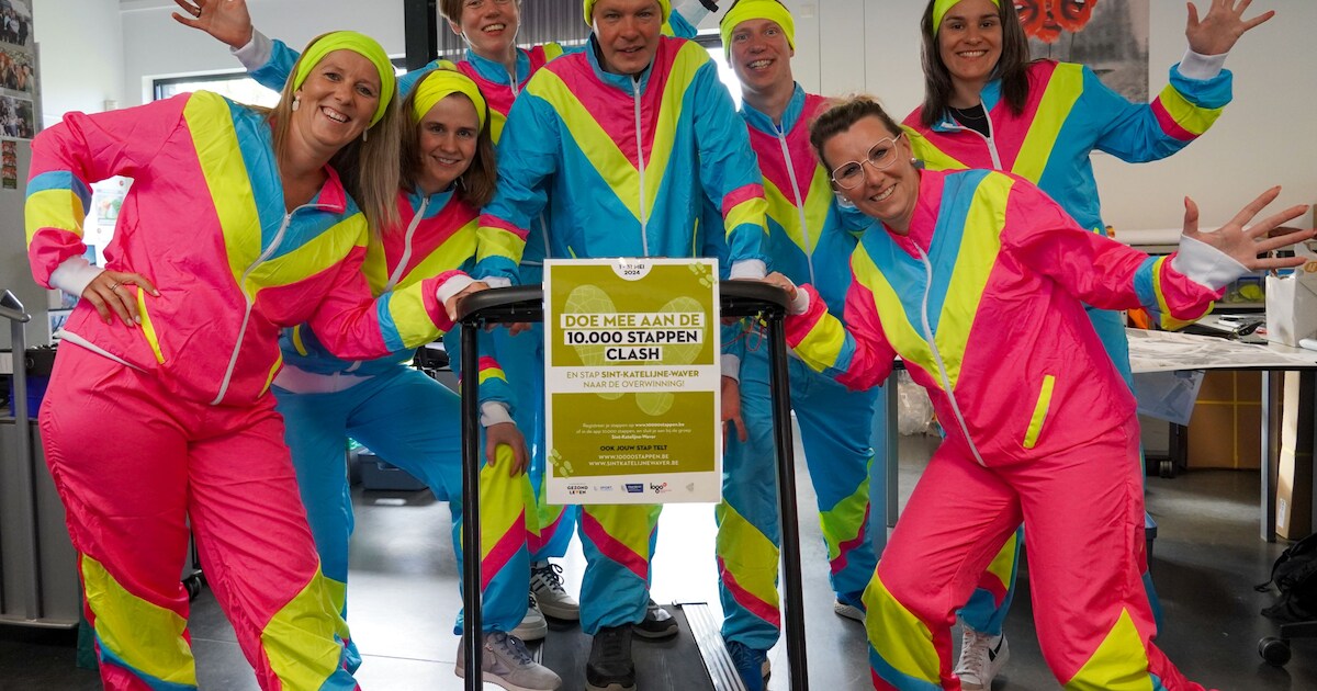 Gemeentepersoneel Sint-Katelijne-Waver wandelt 100 uur voor 10.000 ...