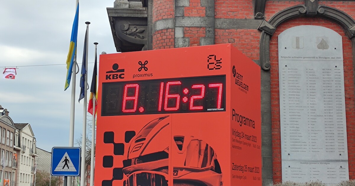 Aftelklok telt af naar Gent-Wevelgem | Wevelgem | HLN.be