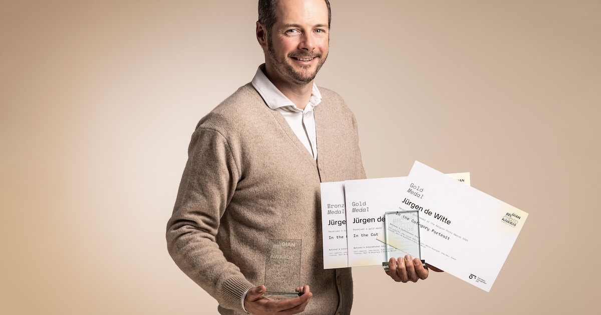 Jürgen de Witte (40) schittert op Belgian Photo Awards | Damme | hln.be