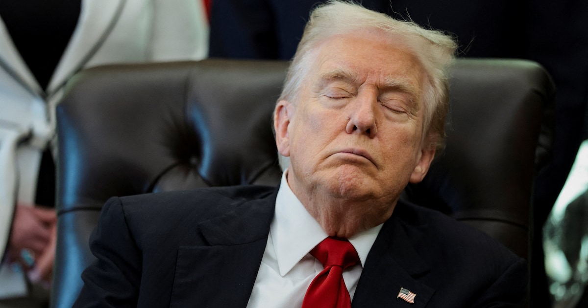 Ook Trump (79) is niet immuun voor de tand des tijds: haalt zijn ...