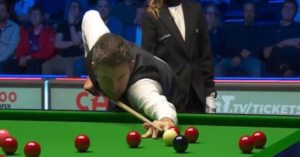 Met de twaalfde rode bal via twee banden: Mark Selby pot op British ...