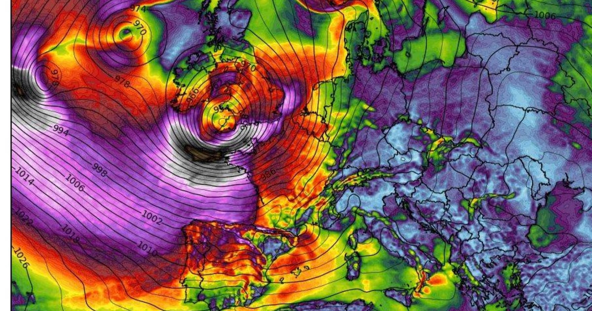 Frankrijk en Spanje kondigen als eerste ‘code rood’ af voor Ciarán ...