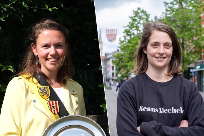 Schepen Vicky Vanmarcke geeft fakkel door aan Pia Indigne | Mechelen ...