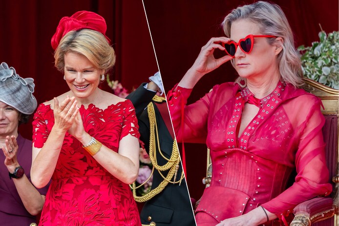 De ontroering van Mathilde en de hartjes van Delphine: herbeleef de nationale feestdag | Royalty ...