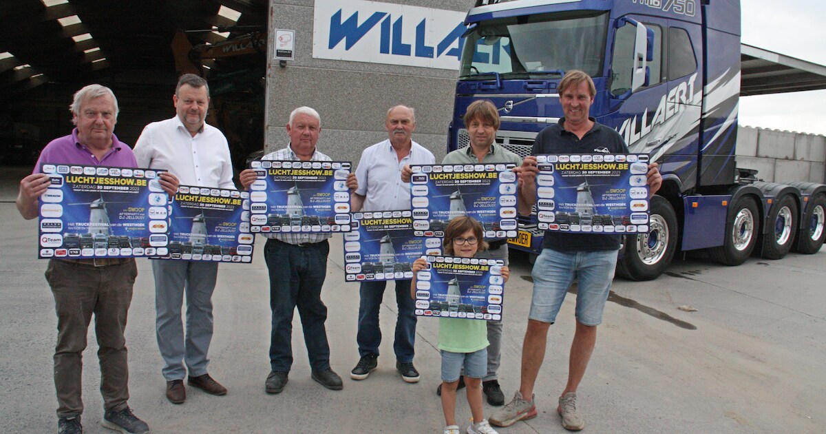 Al 270 deelnemende trucks op eerste luchtjesshow in Koekelare ...