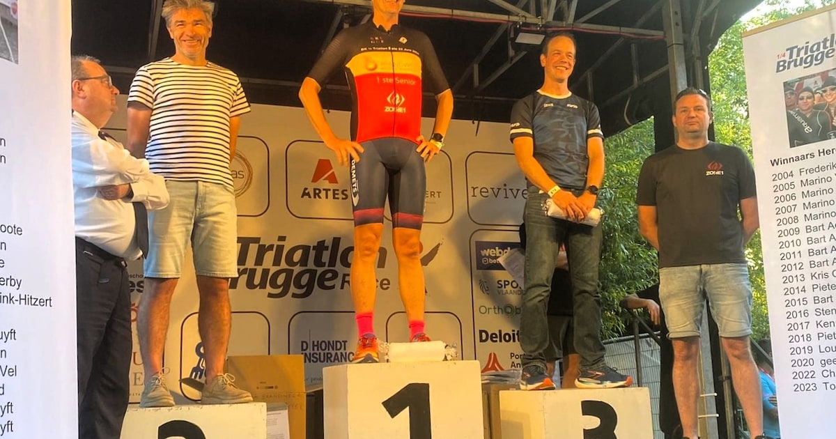 Westrozebekenaar Bene Pype is Belgisch kampioen triathlon bij de ...