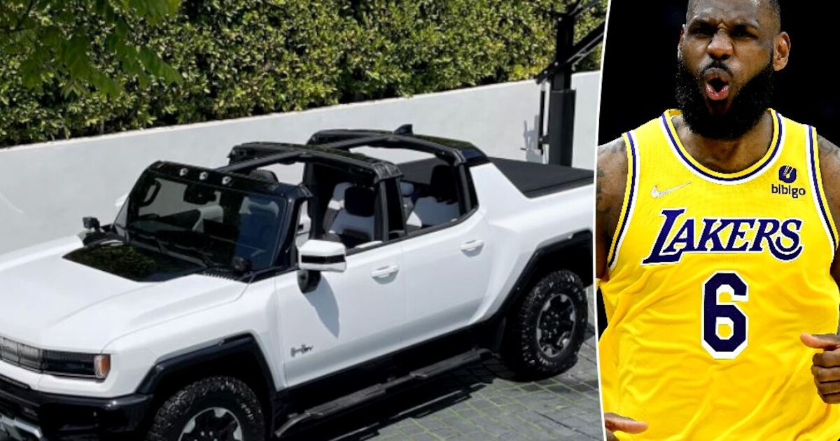 De nieuwe elektrische Hummer supertruck van LeBron James: met meer dan ...
