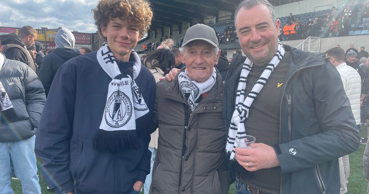 Oudste supporter Cyriel (91) ziet 'zijn' Eendracht Aalst kampioen ...