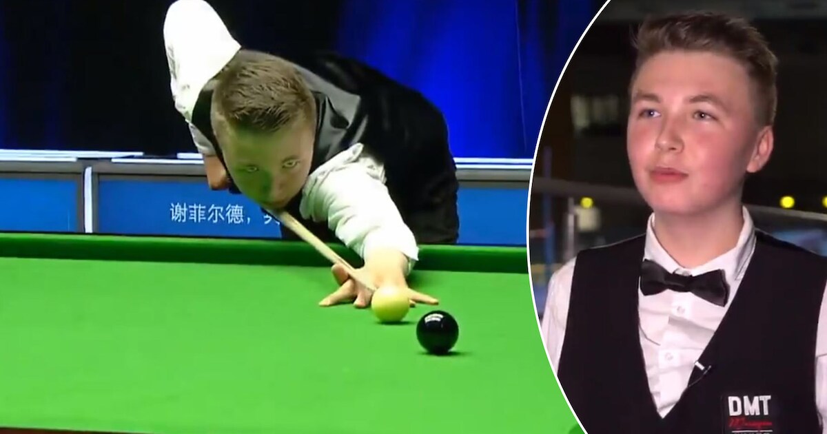 15-jarige Ben Mertens jongste matchwinnaar ooit op WK snooker, en stap ...