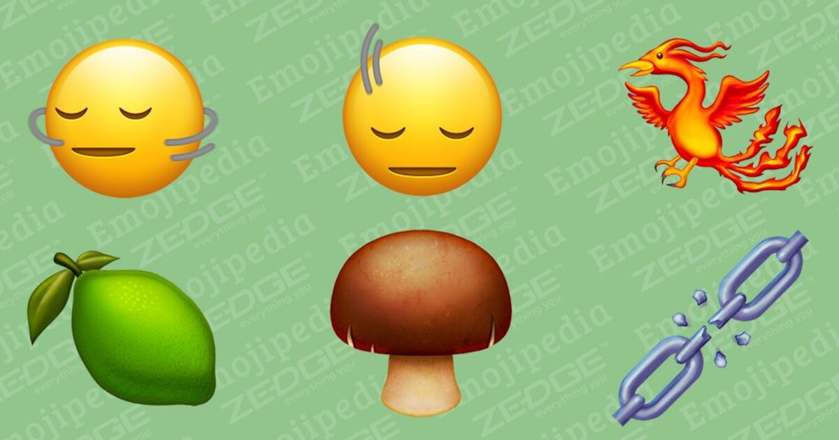 “Van een limoen tot een schuddend hoofd”: deze nieuwe emoji’s komen ...