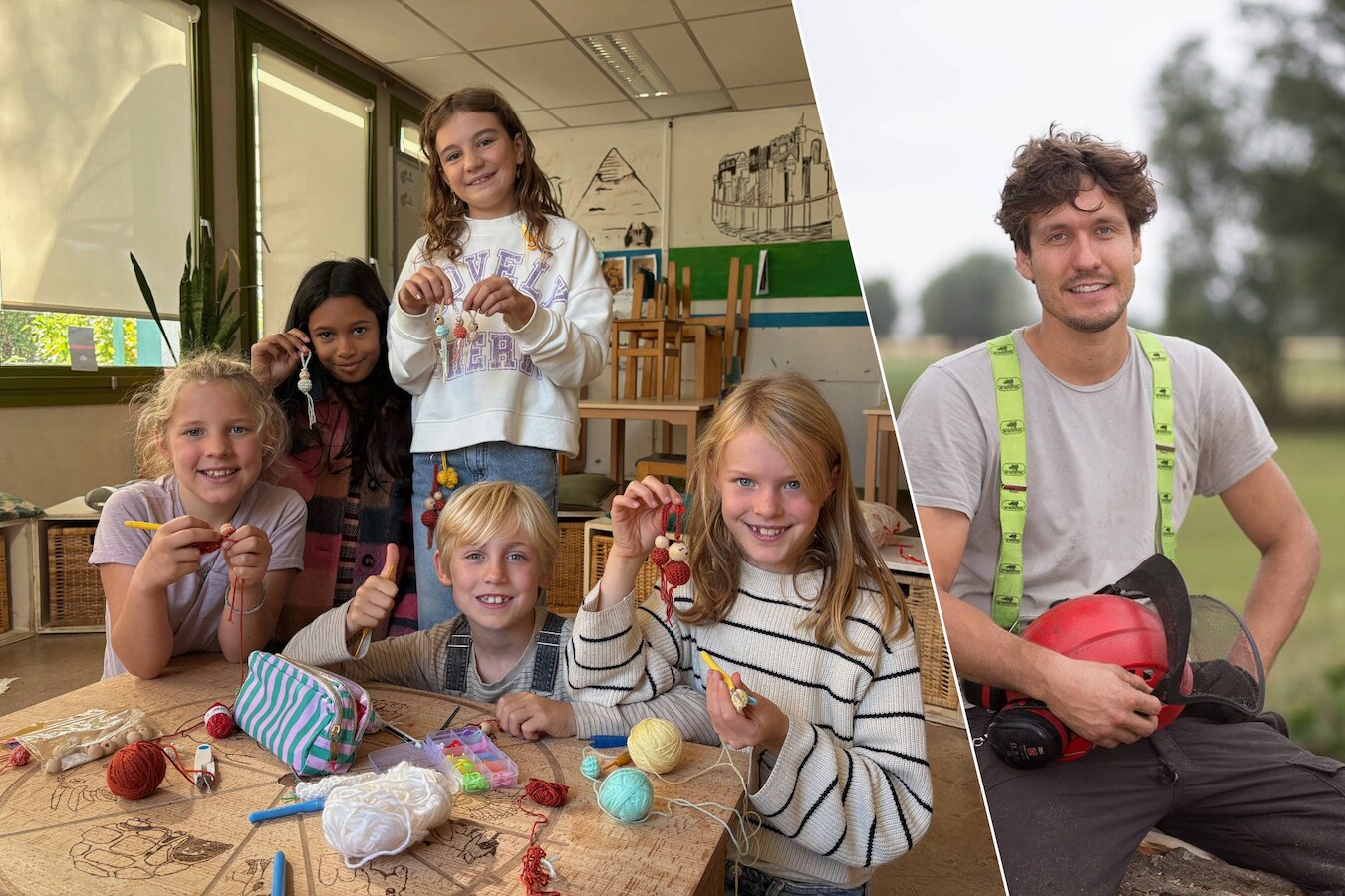 Voor overleden papa Dries (39) steunen leerlingen De Boomhut ...