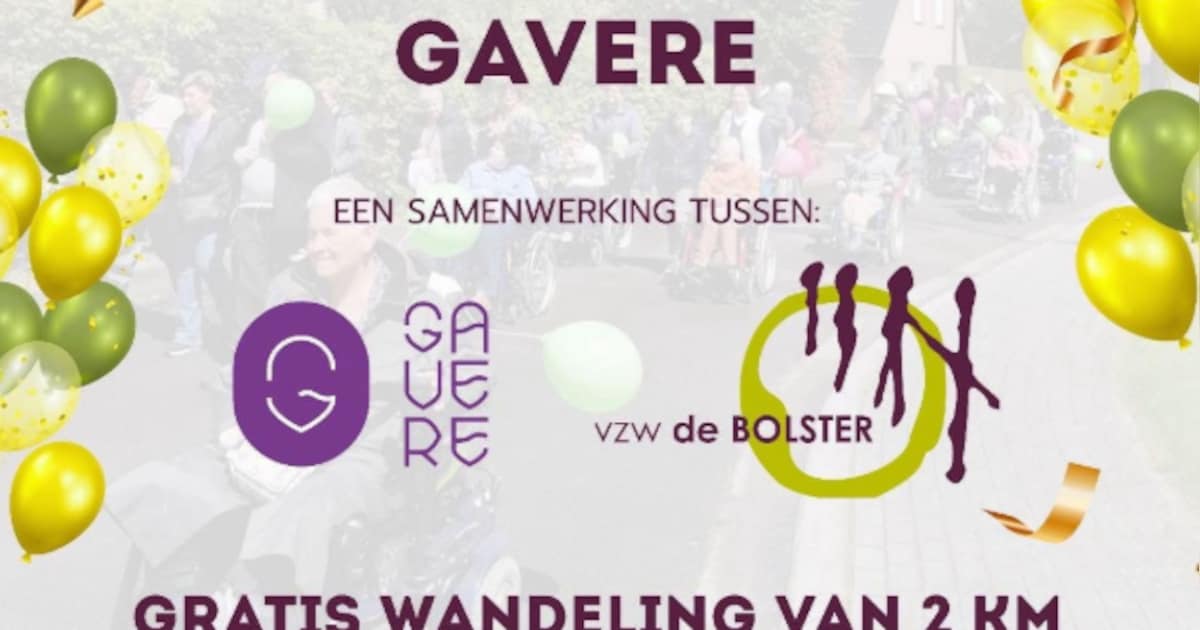Gavere en vzw De Bolster openen groene en inclusieve Bolsterroute op 4 ...