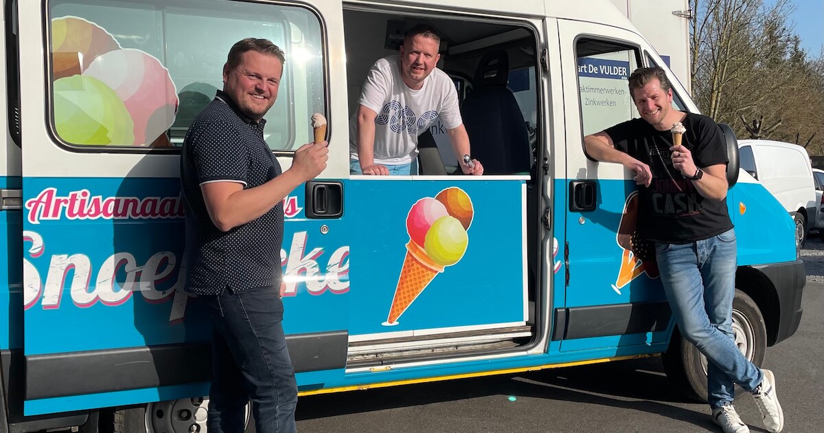 Nieuwe Denderhoutemse ijskar ‘t Snoeperke heeft liedje van duo ‘Poot ...