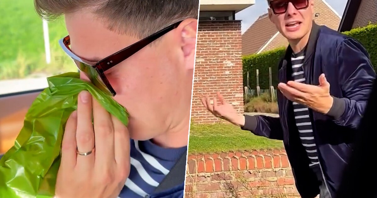 KIJK. Je neus snuiten in een hondenzakje? Geen goed idee, toont Dorian ...