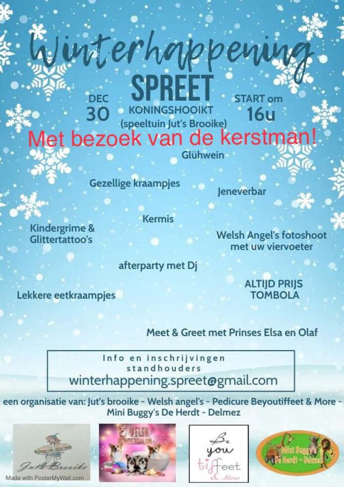 Winterhappening Spreet met bezoek van de Kerstman, Olaf en Elsa | Lier ...