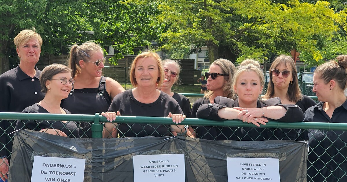 Leerkrachten van ‘t Kofschip hekelen pensioenplannen en komen in het ...