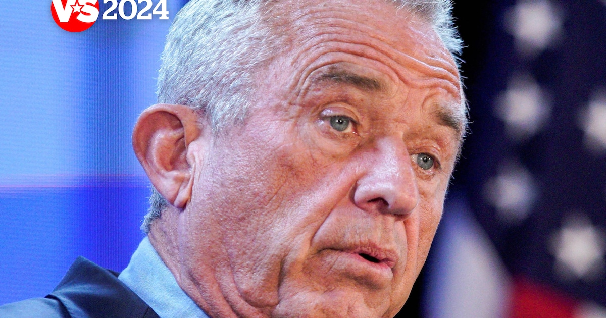 Amerikaanse presidentskandidaat Robert F. Kennedy had worm in zijn ...