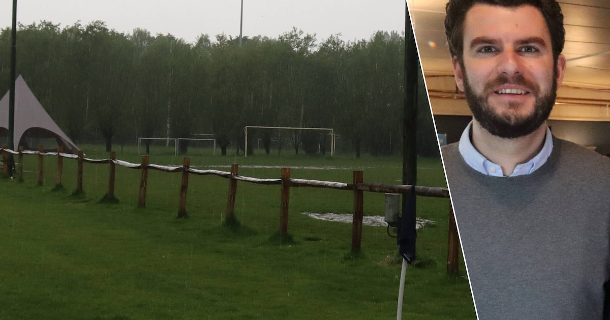 “Hij schopte zo hard als hij maar kon op het hoofd van die speler ...