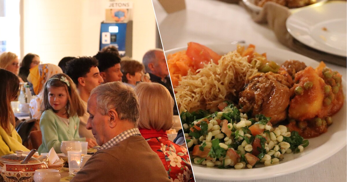 Geslaagde open iftar brengt inwoners van Geel samen: “Samen eten is ...