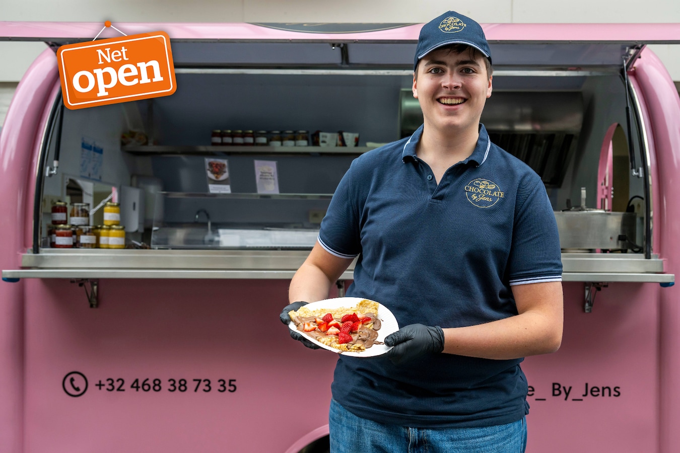 NET OPEN. Jens (18) combineert passie voor chocolade en banketbakkerij ...