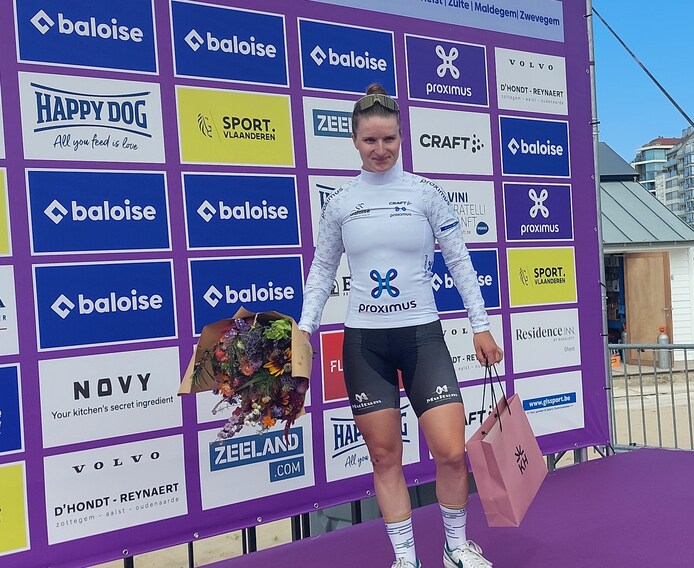 Julie Stockman in het wit naar derde rit Baloise Ladies Tour: “Ideaal ...