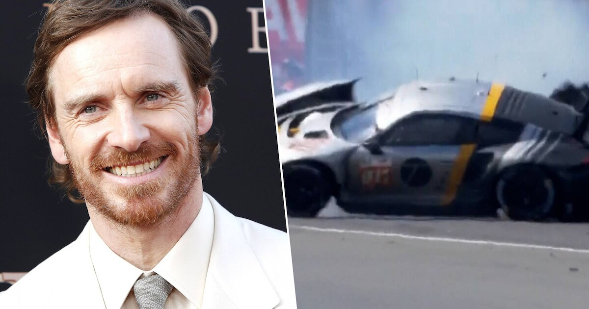 KIJK. Beelden tonen hoe ‘X-Men’-acteur Michael Fassbender enorme crash ...